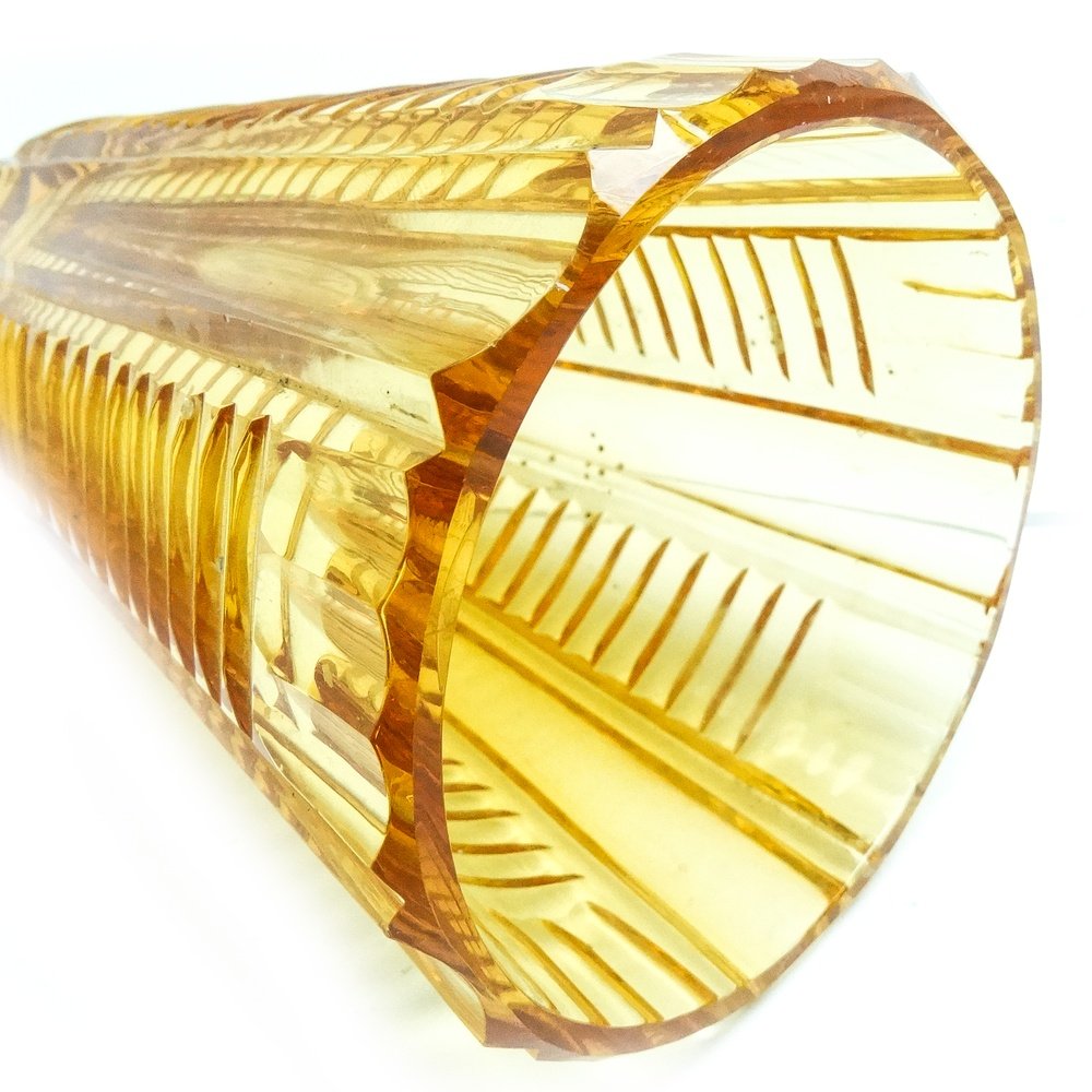 Polish Art Deco Vase from Josephine Glassworks, 1930s for sale at Pamono