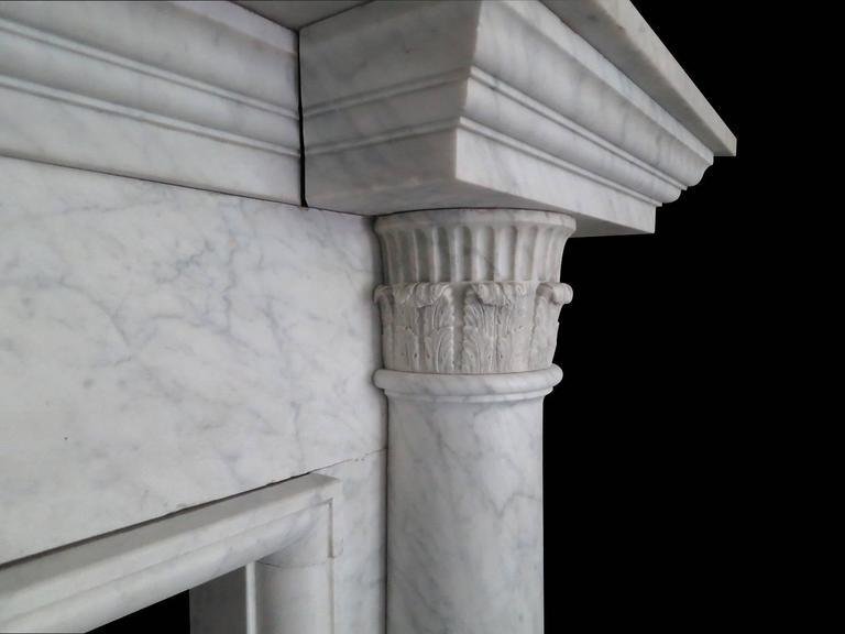 Architectural George III Fireplace Mantel in Carrara Marble for sale at ...