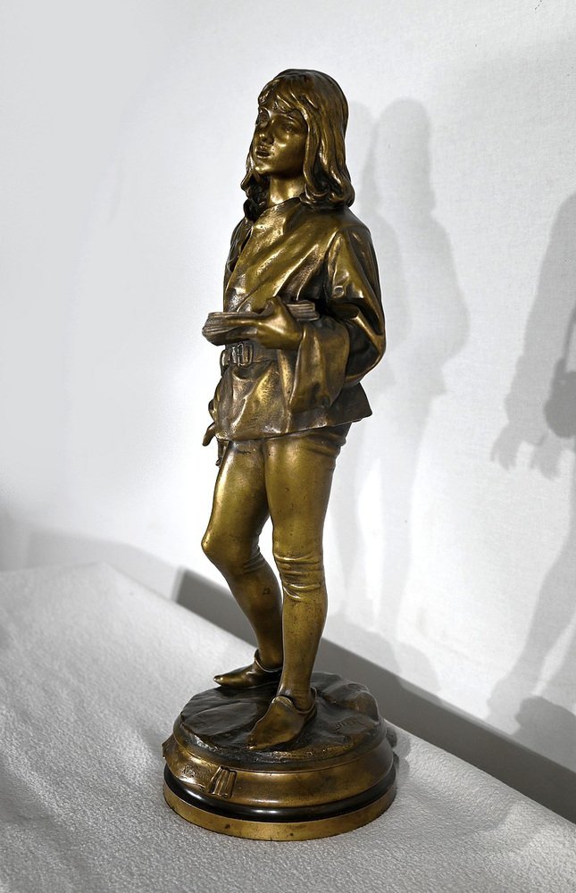 Friedrich Beer, 15th Century Scholar, 1800s, Bronze for sale at Pamono