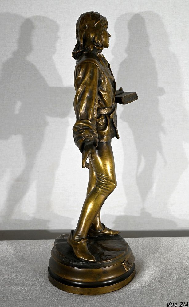 Friedrich Beer, 15th Century Scholar, 1800s, Bronze for sale at Pamono