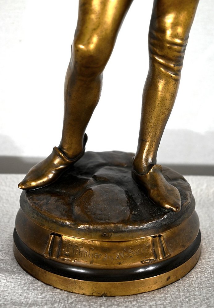 Friedrich Beer, 15th Century Scholar, 1800s, Bronze for sale at Pamono
