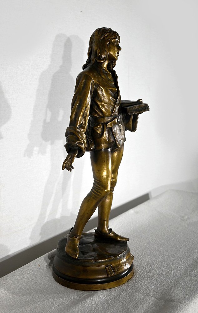 Friedrich Beer, 15th Century Scholar, 1800s, Bronze for sale at Pamono