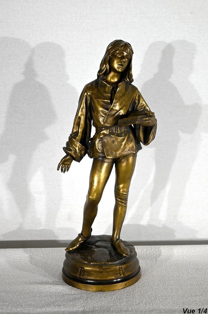 Friedrich Beer, 15th Century Scholar, 1800s, Bronze for sale at Pamono