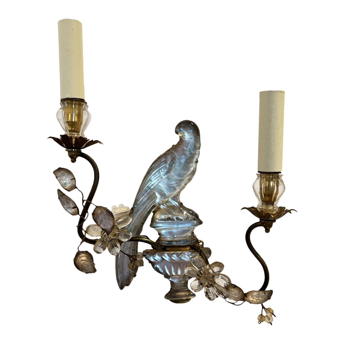 Parrot and Urn Wall Sconces from Maison Baguès, 1960s, Set of 2 for ...