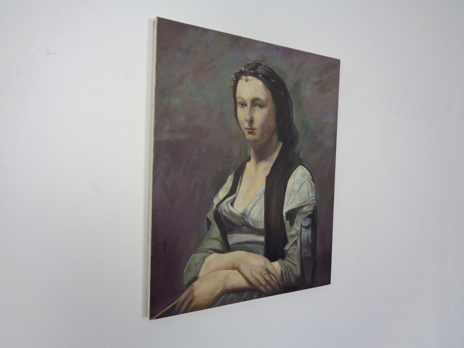 Fred Neumann Nach Jean Baptiste Camille Corot, The Woman with the Pearl ...