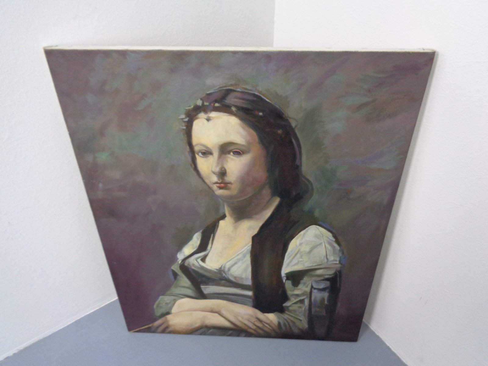 Fred Neumann Nach Jean Baptiste Camille Corot, The Woman with the Pearl ...