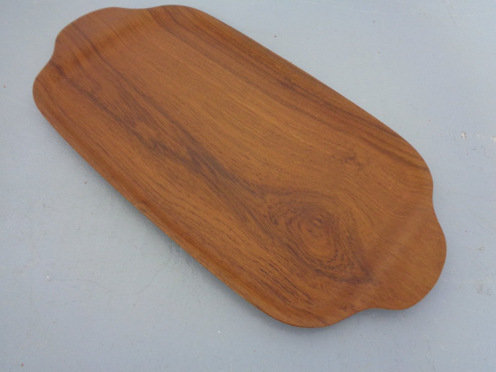 Swedish Teak Tray with Tea Cups by Jie Gantofta, 1960s, Set of 7 for ...