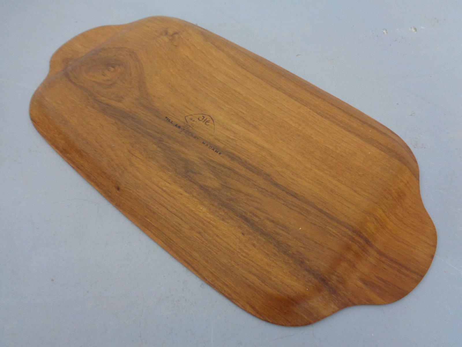 Swedish Teak Tray with Tea Cups by Jie Gantofta, 1960s, Set of 7 for ...