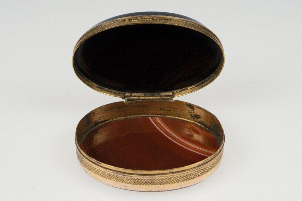 Micro-Mosaic Pantheon in Rome Box with Agate Background, Early 19th ...