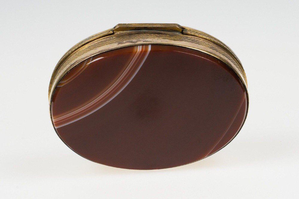 Micro-Mosaic Pantheon in Rome Box with Agate Background, Early 19th ...