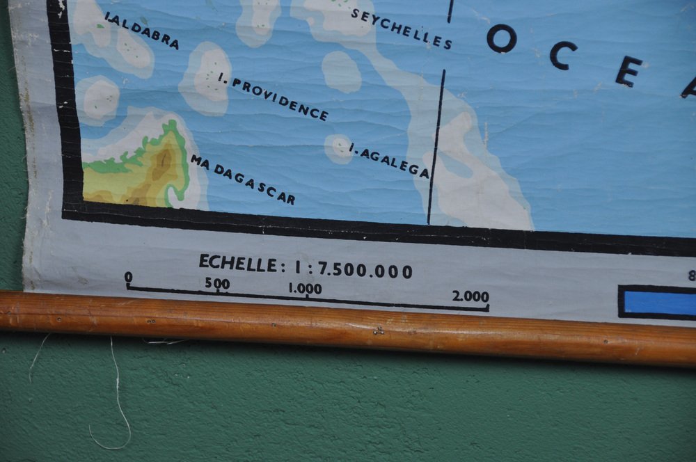 Physical Map of Asia, 1960s for sale at Pamono