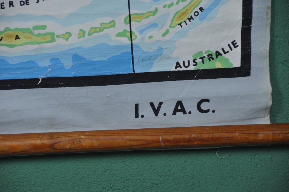 Physical Map of Asia, 1960s for sale at Pamono