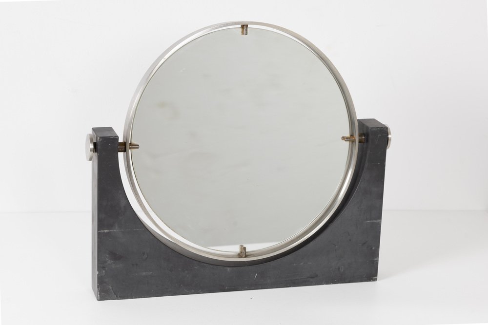 Marble Table Mirror from Acerbis, 1970s for sale at Pamono