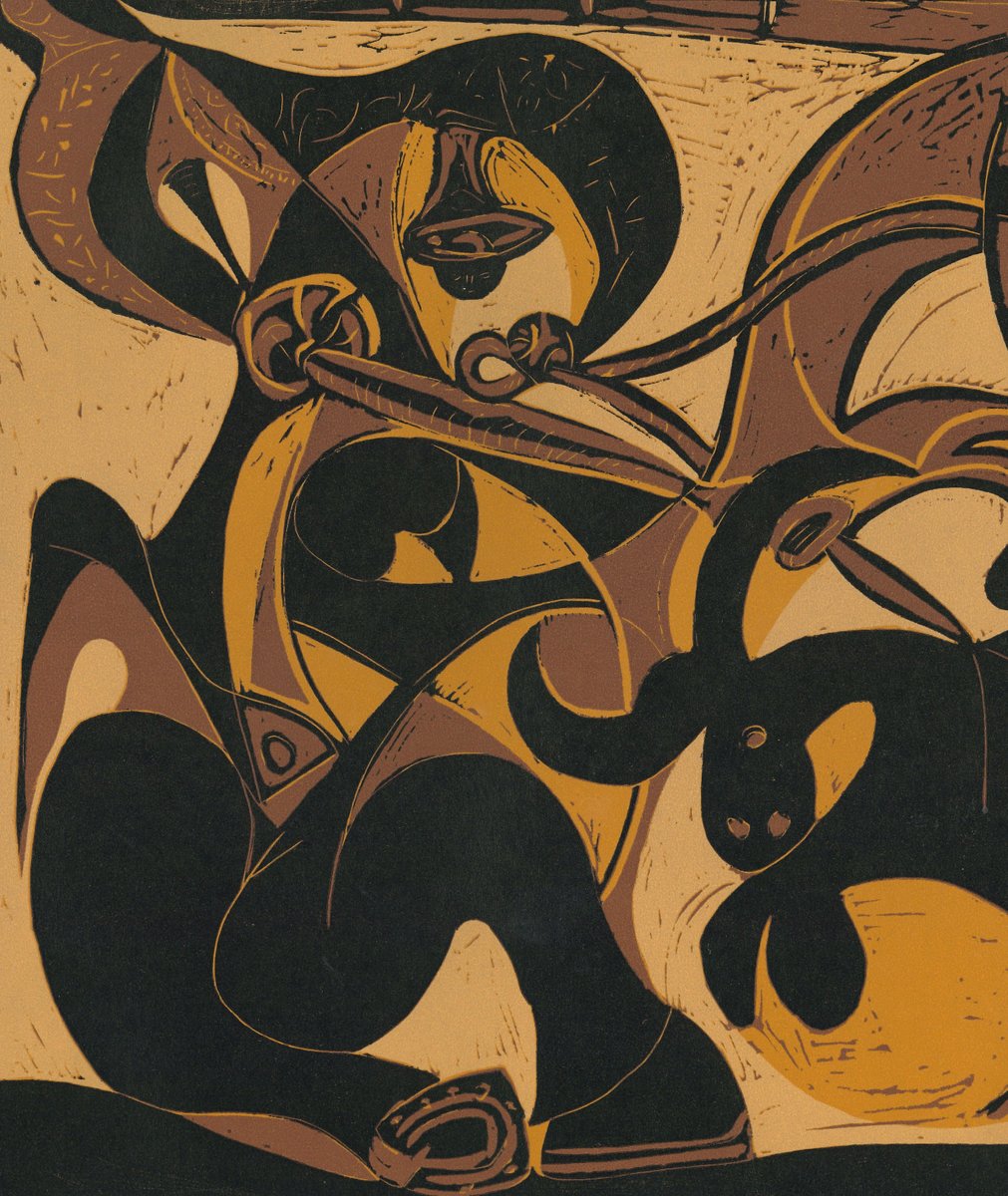 After Pablo Picasso, La Pique, Linocut, 1962 for sale at Pamono