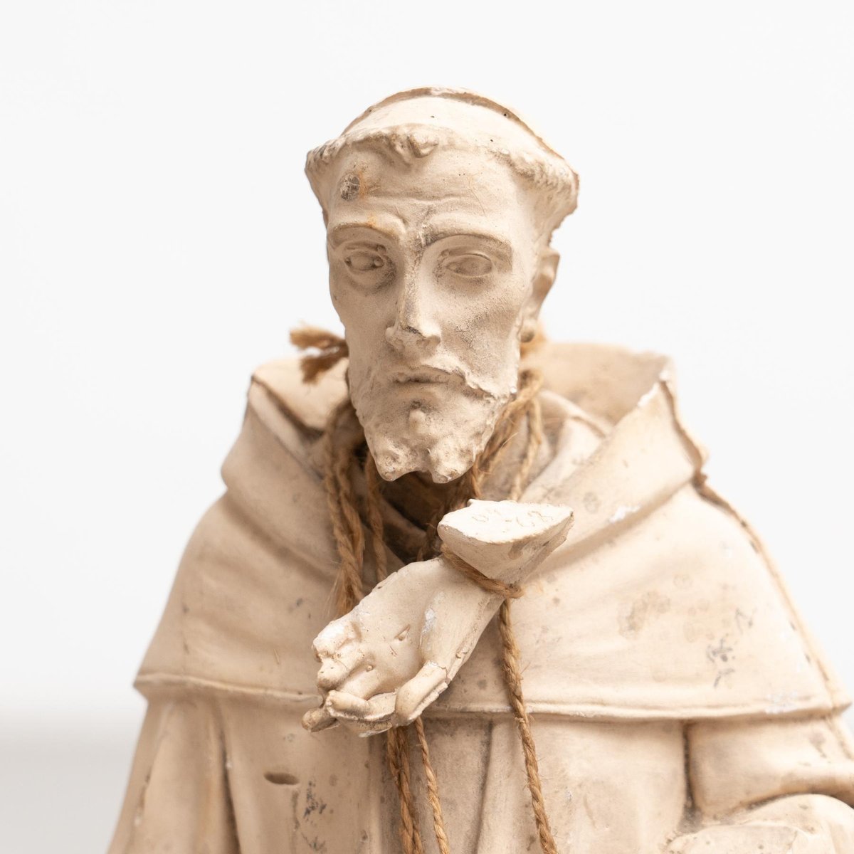 Traditionelle Heilige Figur aus Gips, 1950er bei Pamono kaufen