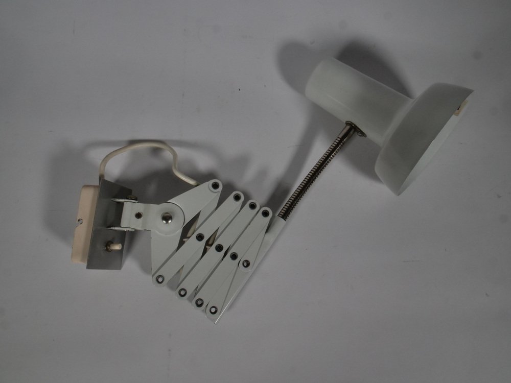 Mid-Century Model 107 Scissor Wall Light with Swan Neck from SIS, 1960s ...