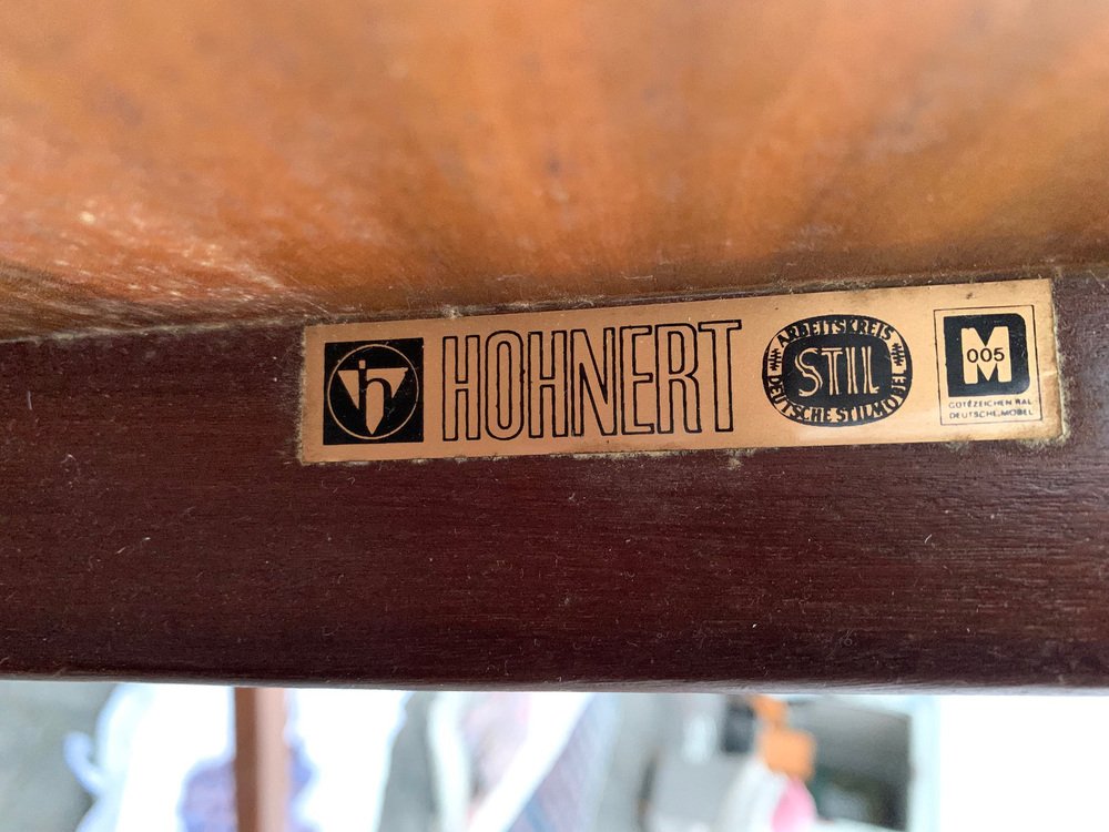 German Hohnert Stil Coffee Table, 1960s for sale at Pamono