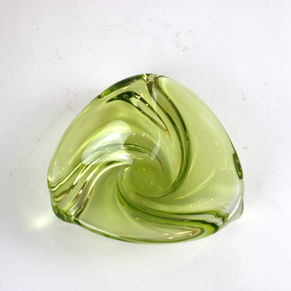 Belgian Bowl from Val Saint Lambert, 1960s for sale at Pamono