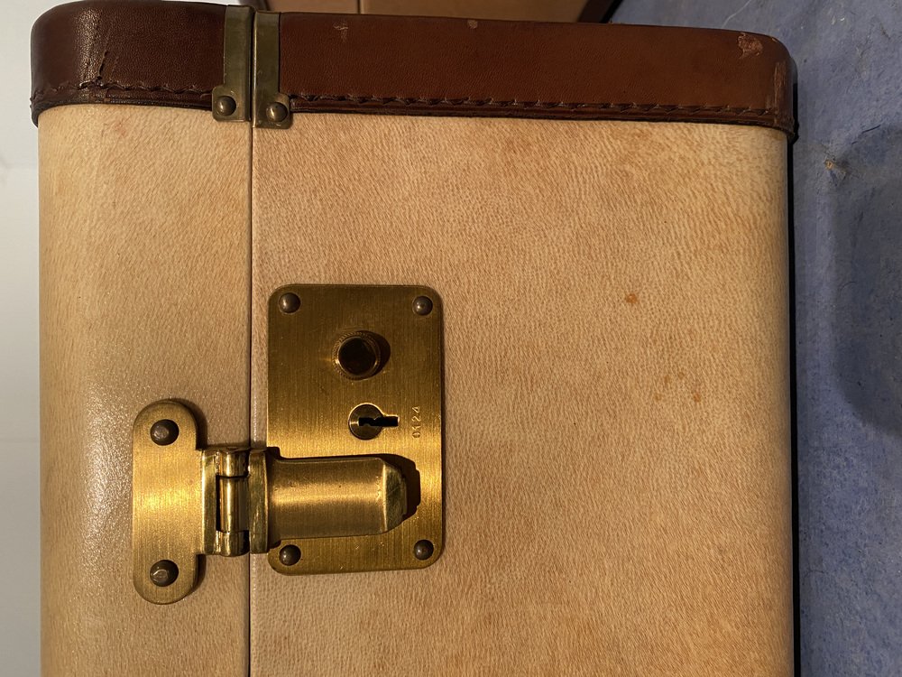 Italienisches Mid-Century Modern Pergament Papier Gepäck, 1960, 2er Set ...