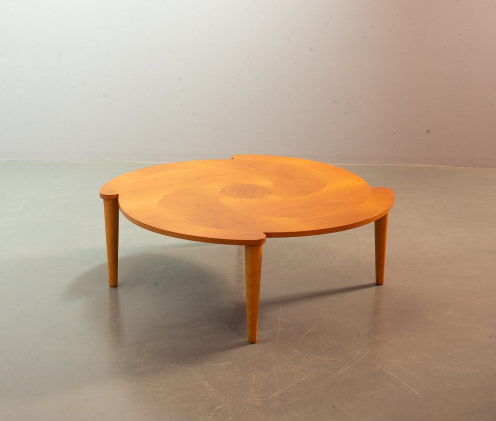 Organic Swirl Coffee Table in Woos, 1970s for sale at Pamono