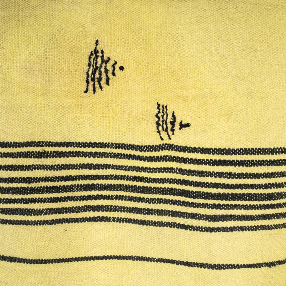 Gelber Vintage Berber Hanbel Teppich bei Pamono kaufen