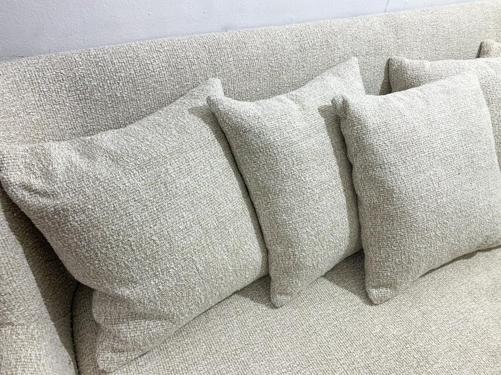 Mid-Century Modern Polster Sofa in Beige von Julia Gaubek, Ungarn ...