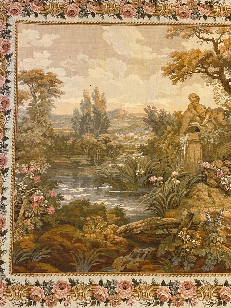 Vintage Aubusson Jaquar Tapestry, 1980s for sale at Pamono