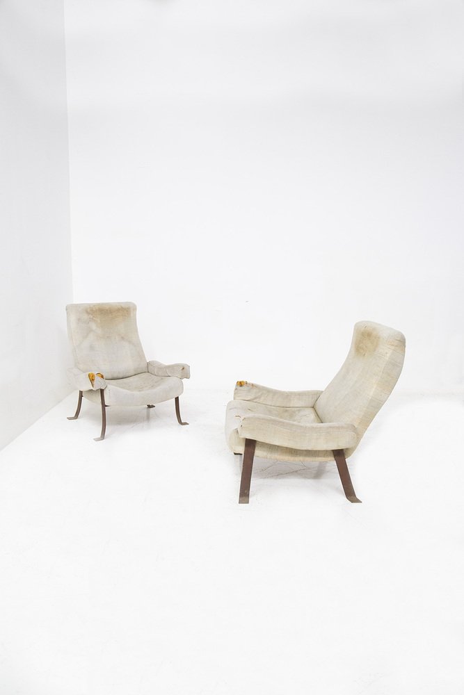 Italian Anna Lounge Chairs by Piero Ranzani for Elam, 1966, Set of 2 ...