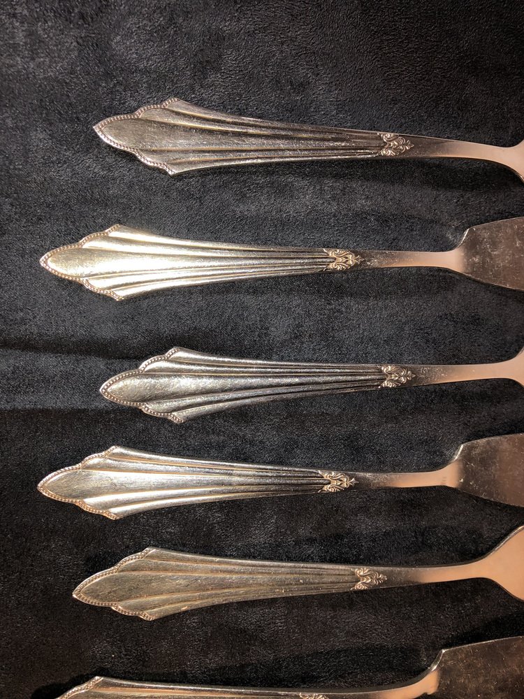 Fan Pattern Fish Cutlery for WMF, 1970s, Set of 12 for sale at Pamono