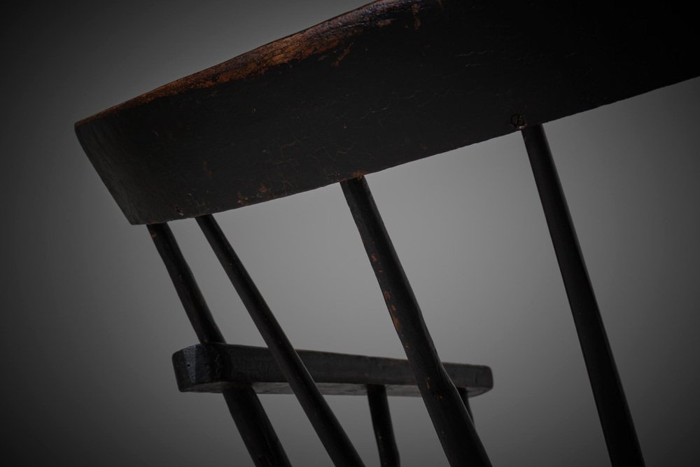 19th Century Folk Art Welsh Stick Chair for sale at Pamono