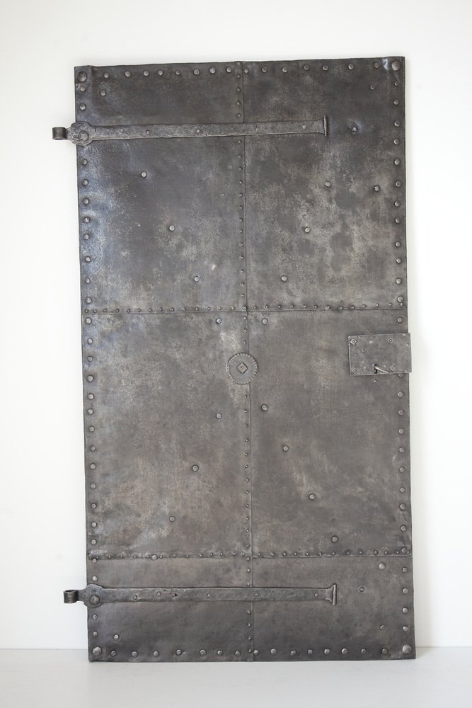 Antique Iron Plate Door, 1800s for sale at Pamono