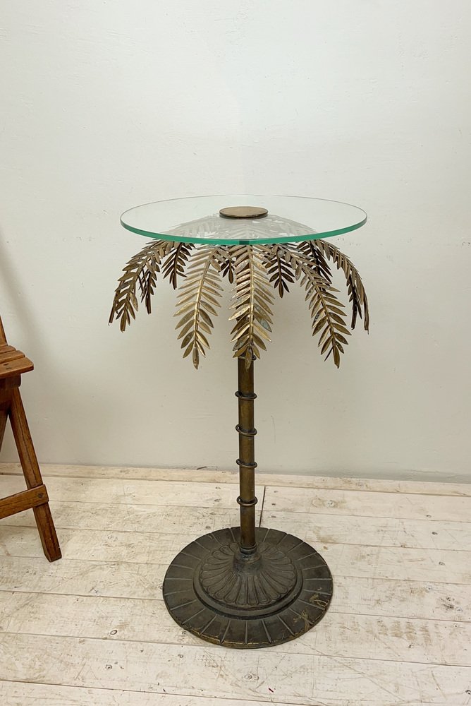 Palm Tree Side Table in the Style of Maison Charles, 1955 for sale at ...