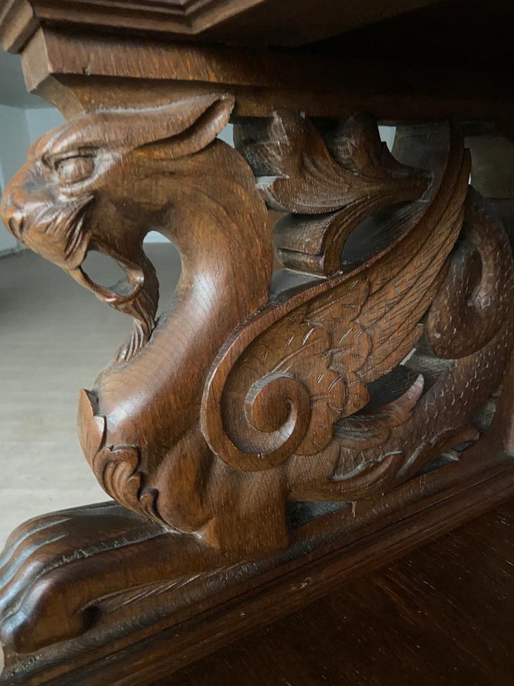 French Louis XIII Hunting Buffet, 1880s for sale at Pamono