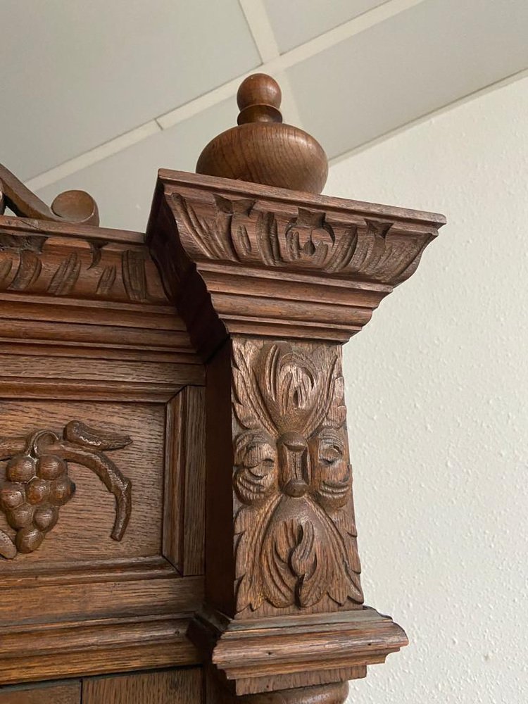 French Louis XIII Hunting Buffet, 1880s for sale at Pamono