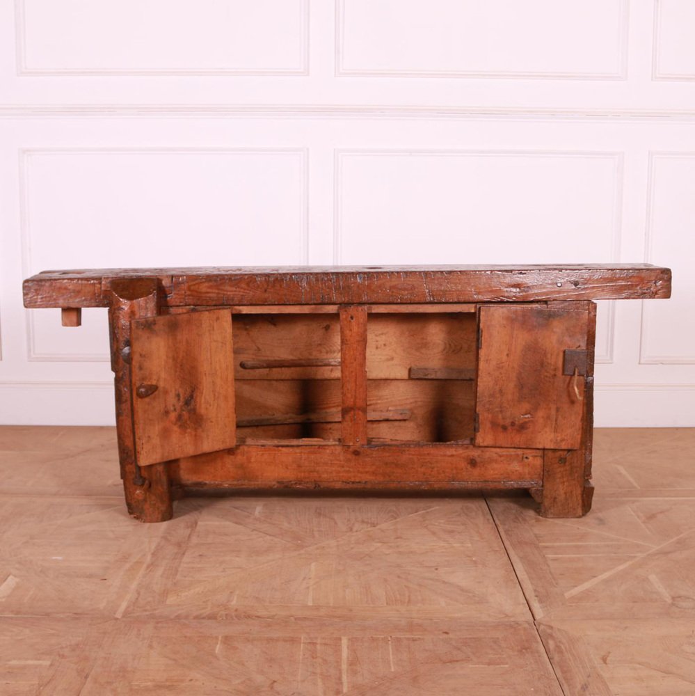 French Primitive Work Bench for sale at Pamono