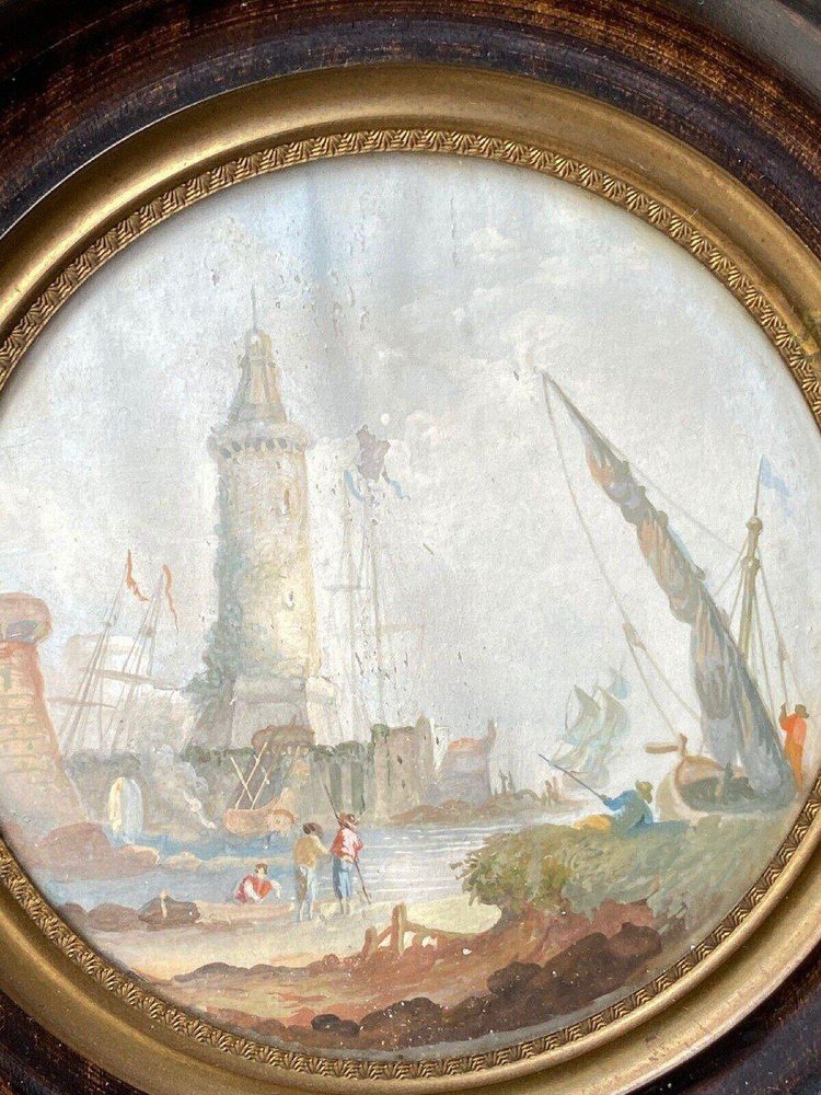 20th Century Miniature Maritime Hand Painted Wooden Frame for sale at ...