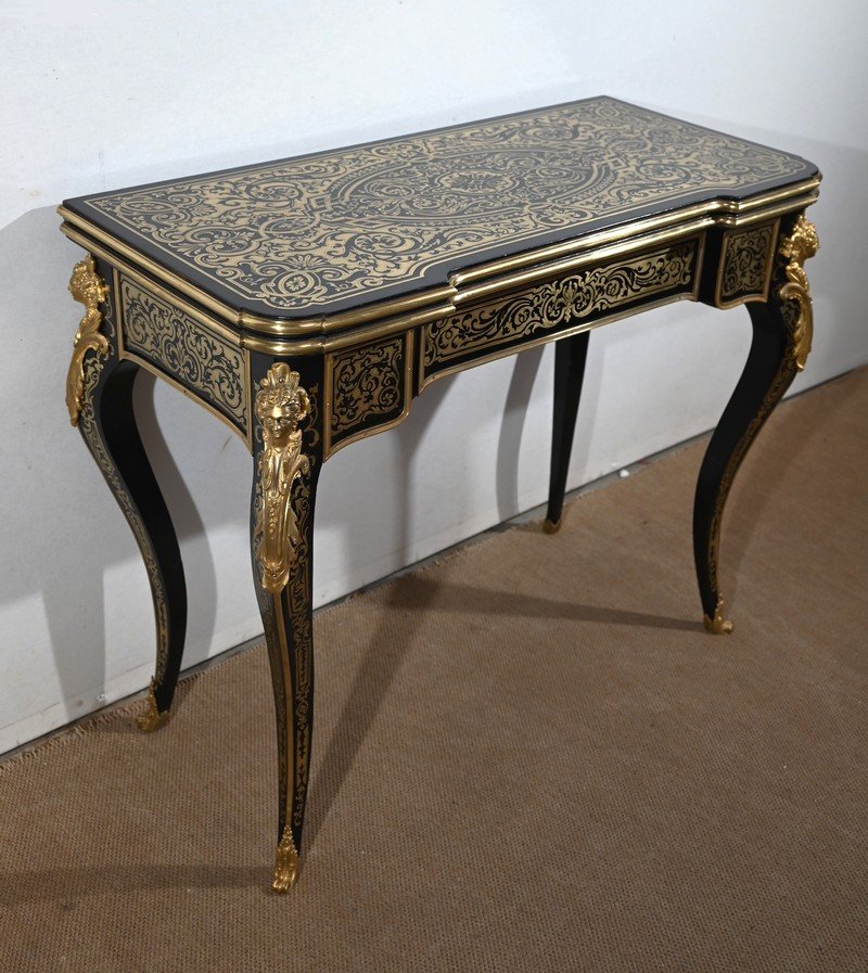 Napoleon III Console Table in Blackened Pear Tree, Mid-19th Century for ...
