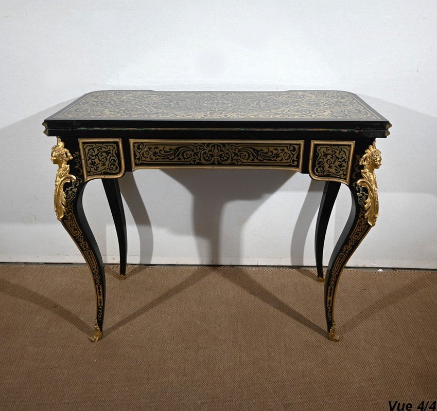 Napoleon III Console Table in Blackened Pear Tree, Mid-19th Century for ...