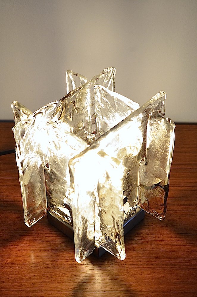 Cubbery Table Lamp by Carlo Nason for Mazzega, 1970s for sale at Pamono