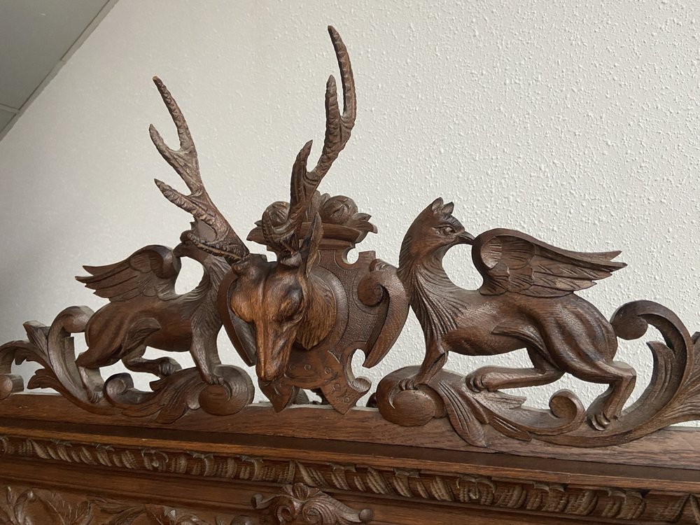 Louis XIII Hunting Cabinet, 1880s for sale at Pamono