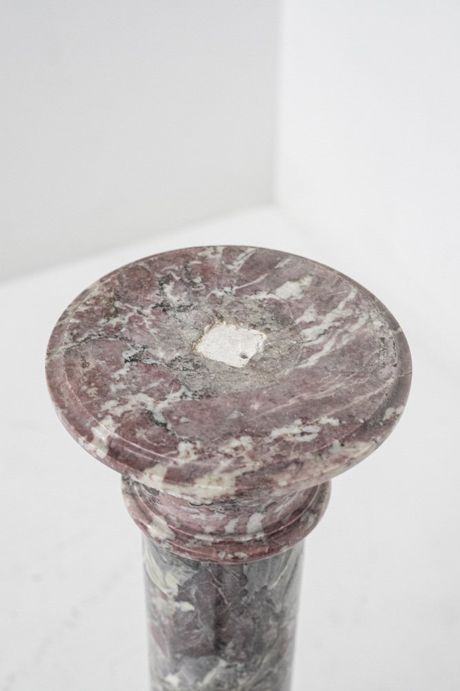 Mid-Century French Red Marble Column, 1950s for sale at Pamono