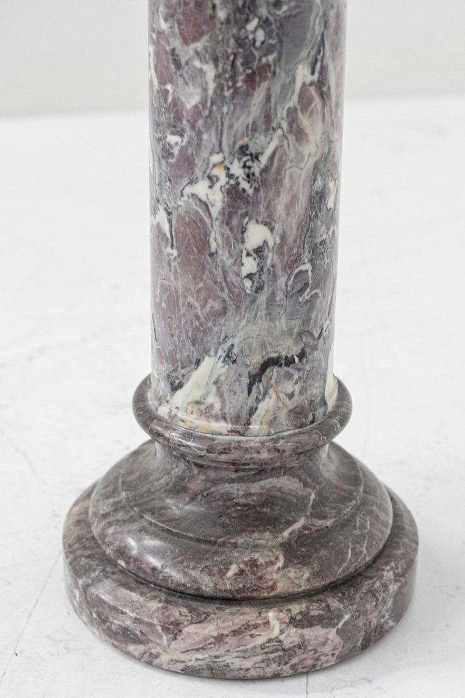 Mid-Century French Red Marble Column, 1950s for sale at Pamono
