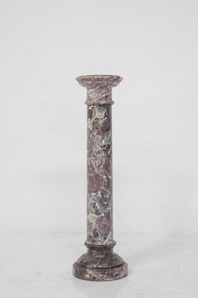 Mid-Century French Red Marble Column, 1950s for sale at Pamono
