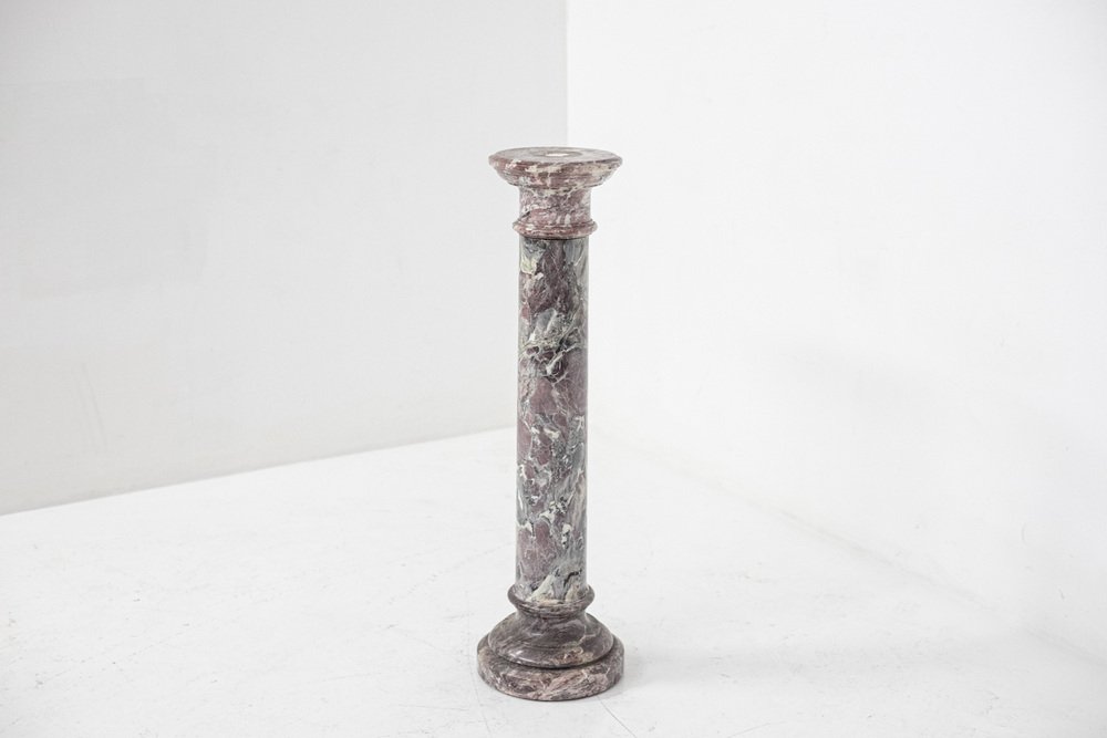 Mid-Century French Red Marble Column, 1950s for sale at Pamono