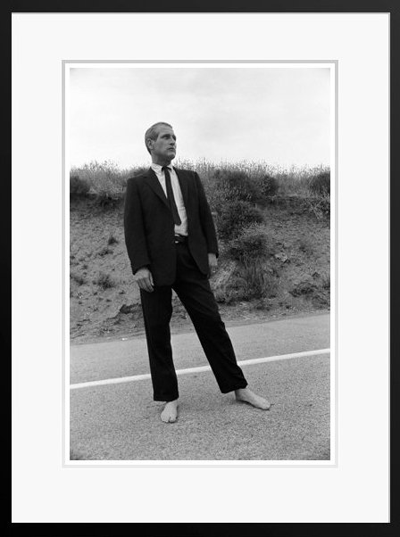 Barefoot Newman, 1966/2022, Impresión pigmentada en blanco y negro en ...