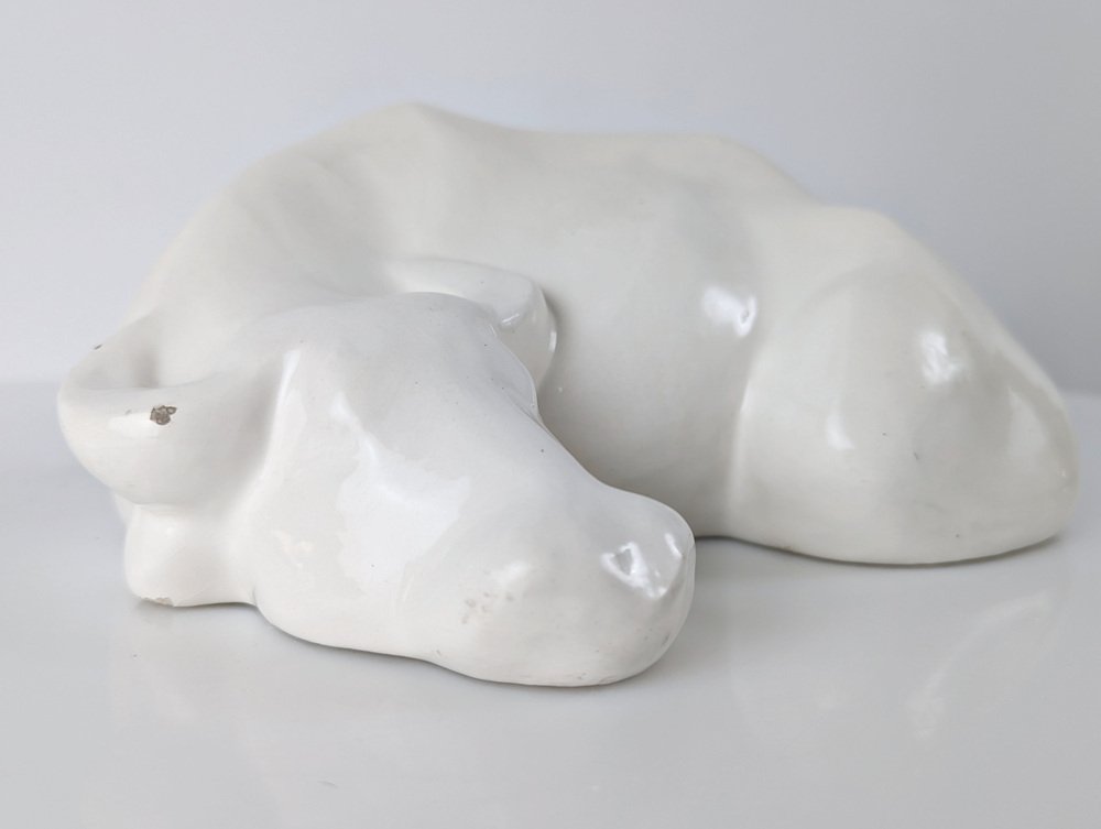 Elena Laverón, Resting Water Buffalo, 1980s, Ceramic for sale at Pamono