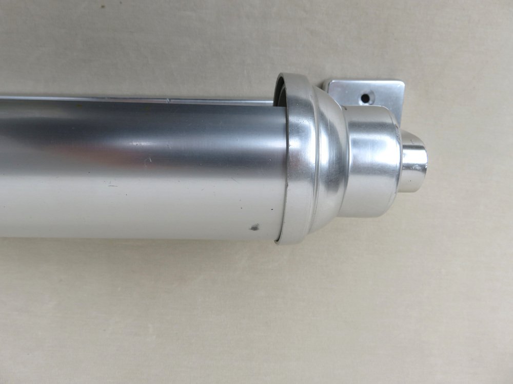 Submarine Light Wall Lamp in Polished Aluminum, 1940s for sale at Pamono