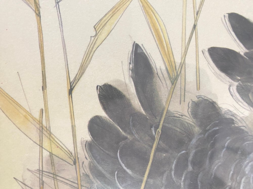 Purple Color Wood Platter, England, 1970s for sale at Pamono