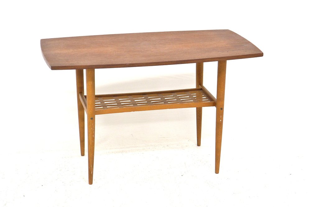 Scandinavian Teak Coffee Table, Sweden, 1950s for sale at Pamono