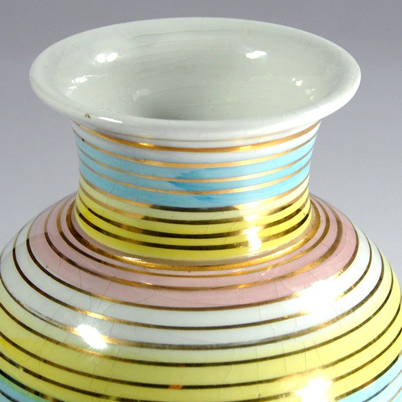 Italian Ceramic Line Vase Casa from Sorrento, 1950s for sale at Pamono